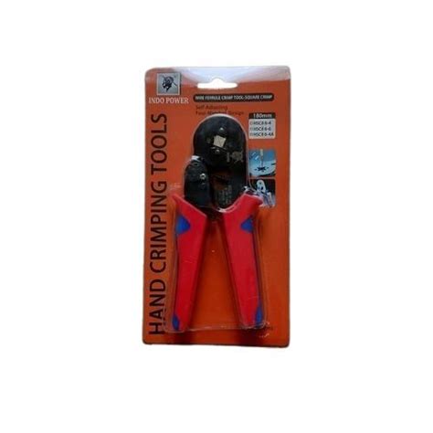 Mini Type Self Adjustable Crimping Pliers High Carbon Steel Standard Size Grey Color