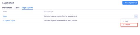 Page Layouts User Guide Zoho Expense