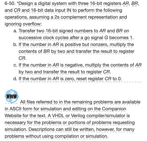 Solved Design A Digital System With Three Bit Chegg Com