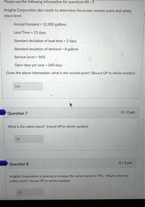 Fast Supply Chain Management Please Use The Following Information For