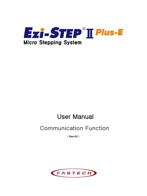 02 210325manualezi Stepii Plus E Communication Functioneng Pdf
