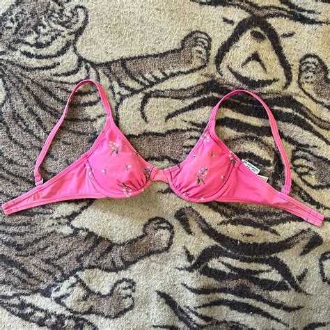 Super Vintage No Boundaries Padded Pink Floral Depop