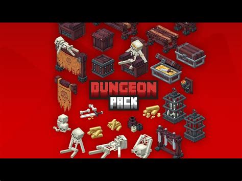 Dungeon Decoration Pack Volume 1 Minecraft Texture Pack