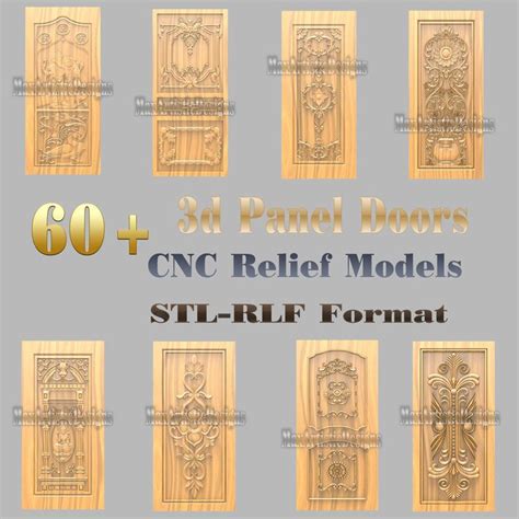 58 Cnc Engraving Designs For Wooden Doors Artcam 3d Stl And Rlf File