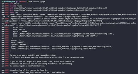 Getting Error On Nvm Install Latest Npm · Issue 2369 · Nvm Shnvm