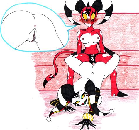 Rule 34 2girls Anus Ass Blitzo Helluva Boss Blush Breasts Claws