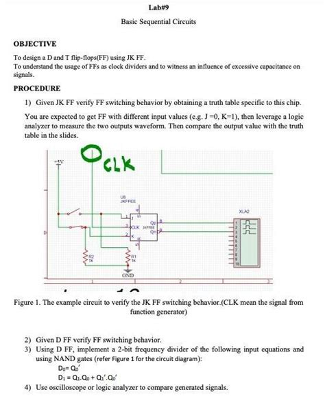 Solved Lab9 Basic Sequential Circuits Objective To Design A