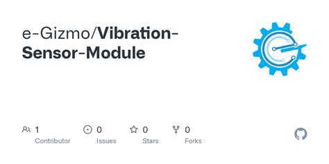 Github E Gizmovibration Sensor Module