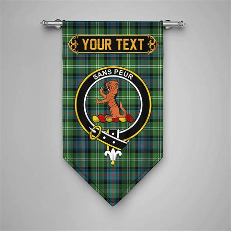 Sutherland Ancient Clan Badge Tartan Gonfalon Personalize Celticprime