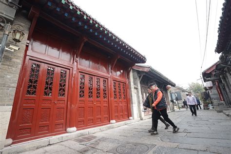 济南明府城仿古建筑群修缮 预计年底前完成 济南社会 舜网新闻