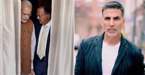 Look Like Pm Modi Has Found His Onscreen Nsa As Akshay Kumar Might Play