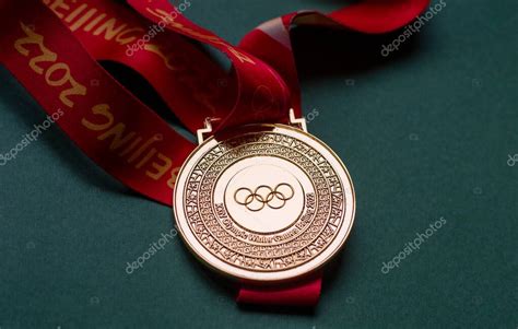 De Enero De Beijing China Medalla De Oro De Los XXIV Juegos Ol Mpicos De Invierno