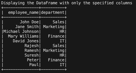 Pyspark Show Dataframe Displaying Dataframes In Pyspark