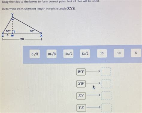 Solved Drag The Tiles To The Boxes To Form Correct Pairs Not All Tiles Will Be Used Determine