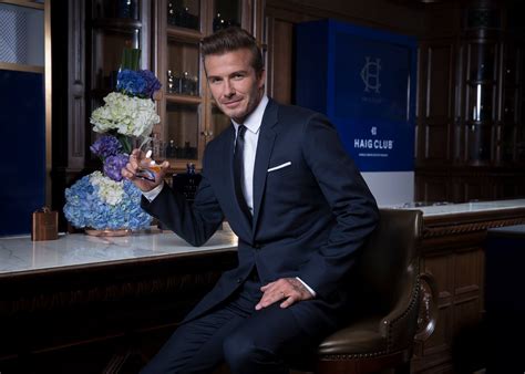 David Beckham Famous Drinkers