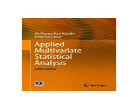 book paperback library applied multivariate statistical analysis full