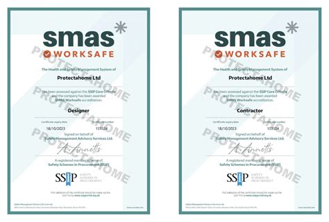 Renewed Ssip Accreditation Protectahome