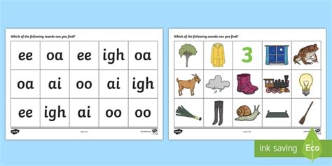 AI EE IGH OA OO Sound Mat Teacher Made Twinkl