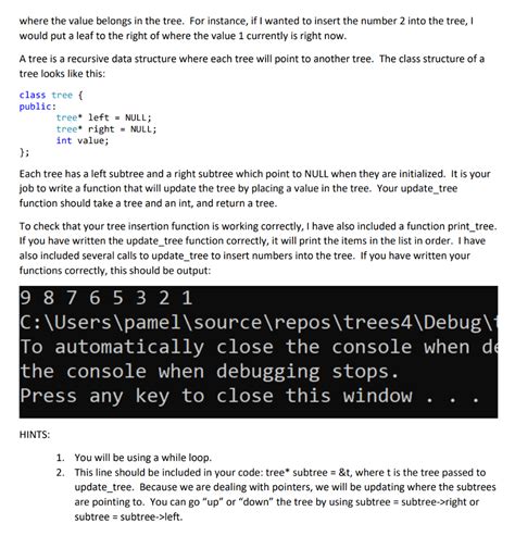 Solved A Tree Is An Important Data Structure Which Is Used Chegg Com