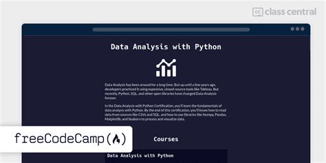 12 Best Data Analysis Courses For 2025 From Data To Insights — Class Central