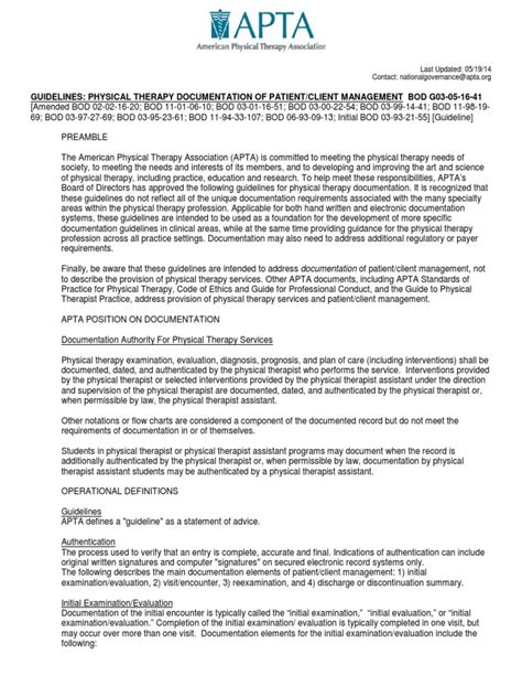 Documentation Patient Client Management Apta Pdf Physical Therapy Therapy