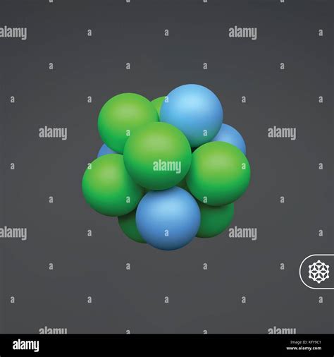 Abstract Molecular Structure With Particles Scientific Background
