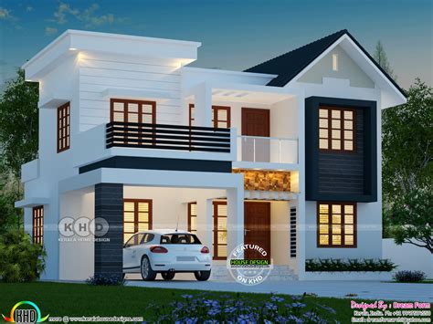 Stunning Ultra Modern 4 Bhk Kerala House Plan Kerala