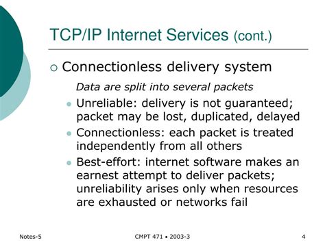 PPT Internet Protocol Connectionless Datagram Delivery PowerPoint Presentation ID