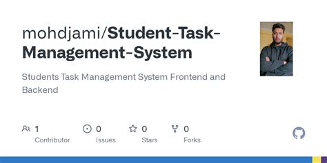GitHub Mohdjami Student Task Management System Students Task