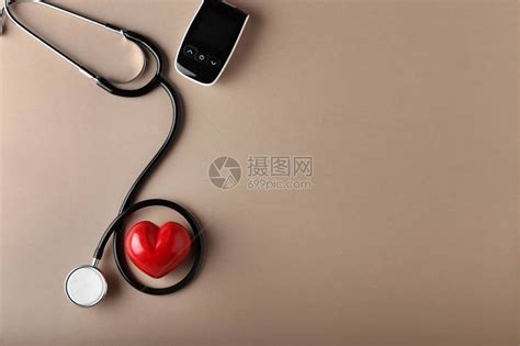 带有心脏的脉动镜和彩色高清图片下载 正版图片505970579 摄图网