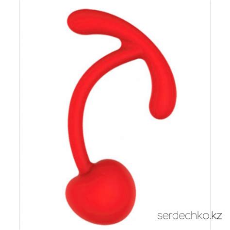 Одинарный вагинальный шарик от компании Sweet Toys цвет красный «Фитнес интимных мышц не