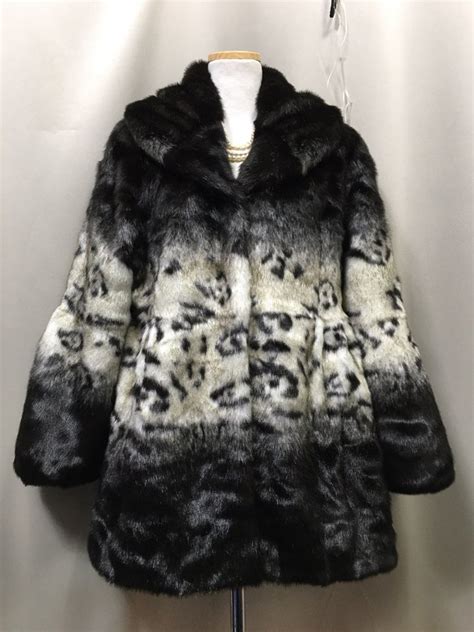 페이크퍼 인조털 인조 밍크 코트모피 헬로마켓