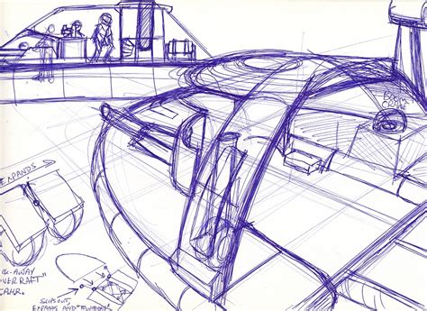 Hovercraft Sketch By Scott Nacey At