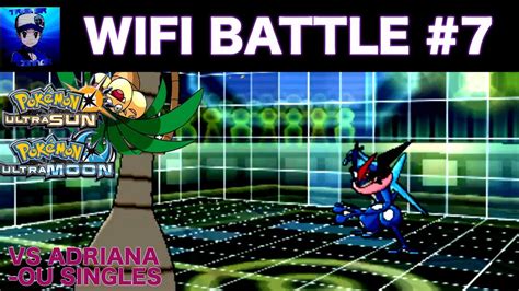 Pokemon Ultra Sun And Moon Wifi Battle 7 Vs Adriana Ou Youtube