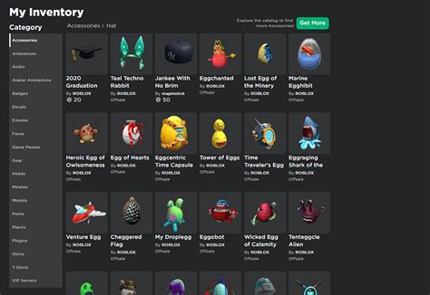 Show Packages Or Costume Tab On The Inventory Page Website