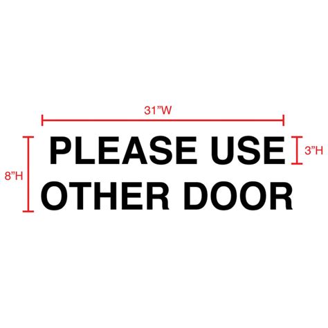 Commercial Door Decals Bc Retail Supplies