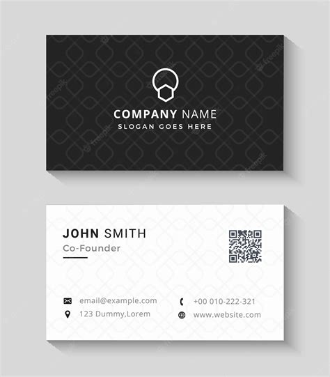 Premium Vector Business Card Template Design Vector Illustration