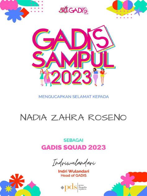 E Certificate Gadis Squad 2023 Pdf