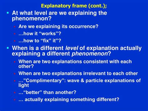 Ppt Exploring The Dynamics Of Scientific Explanation Theories