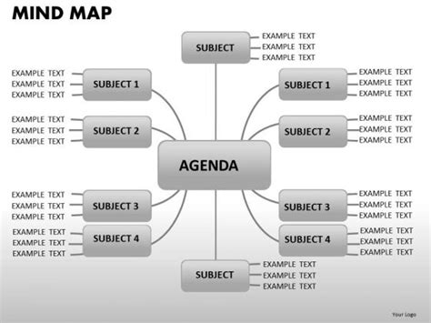 Network Mind Map Powerpoint Slides And Ppt Diagram Templates