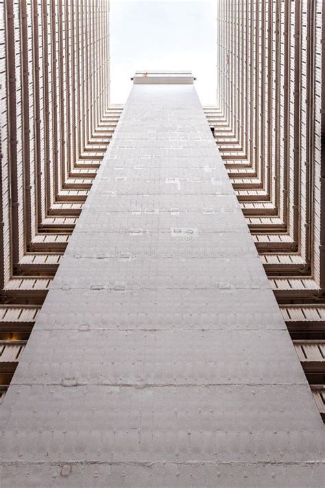 Abstract Architecture Exterior Of The Public Housing In Kowloon Hong