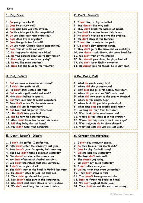 Do Does Did Worksheet Free Esl Printable Worksheets Made By Teachers Learn English Grammar