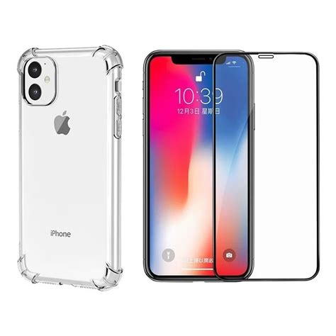 Capa Case Capinha Anti Shock IPhone Pelicula Vidro D Shopee Brasil