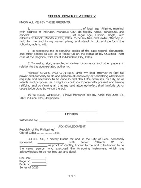 Spa For Qualified Theft Case Pdf Law