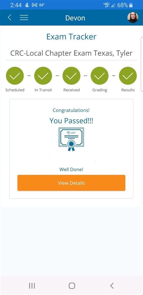Devon Whatley Ccs Cpc Crc Cdeo On Linkedin My Third Credential In