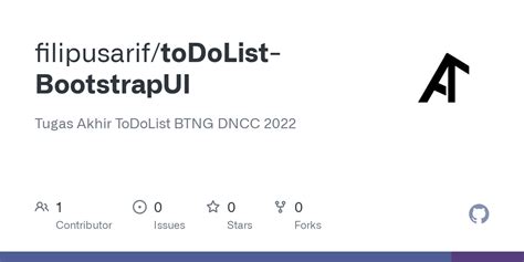 Github Filipusariftodolist Bootstrapui Tugas Akhir Todolist Btng