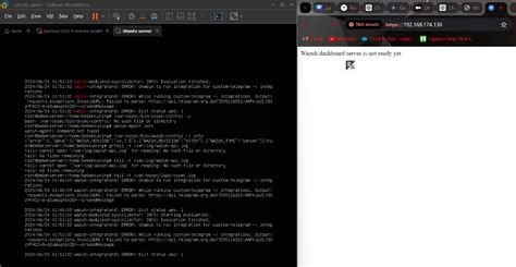 Wazuh Dashboard Server Is Not Ready Yet