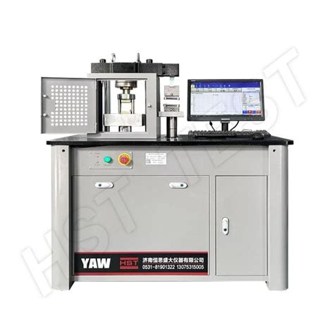 Hst Yaw 300c 300kn Điện Tử Bê Tông Uốn Sức Mạnh Nén Thử Nghiệm Máy B Công Xưởng Máy Vật Tư