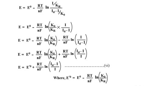 Half Wave Potential Definition Easy Derivation And Its Significance