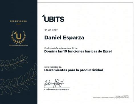 Funciones Excel Certificado Pdf